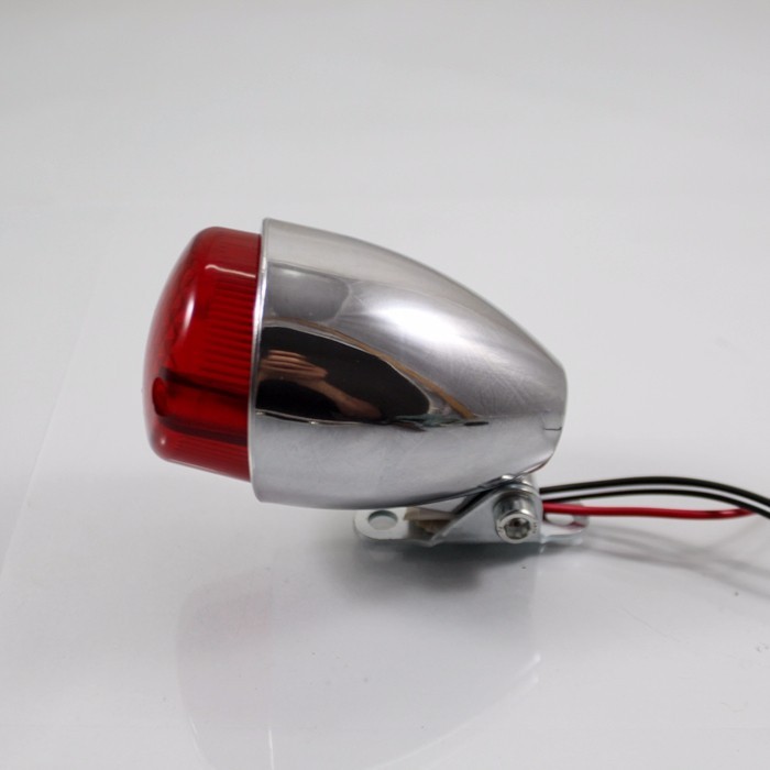 Motorcycle LED Brake Running Tail Light For Cafe Racer Bobber Cruiser ...
