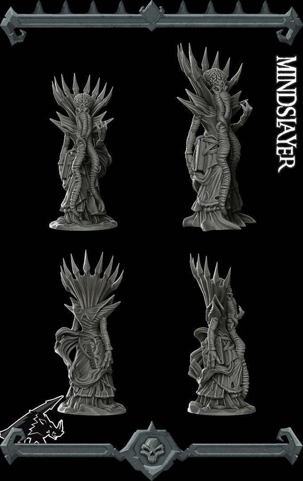 Mind Flayer | Mind Slayer | Miniature for Tabletop games like D&D and ...