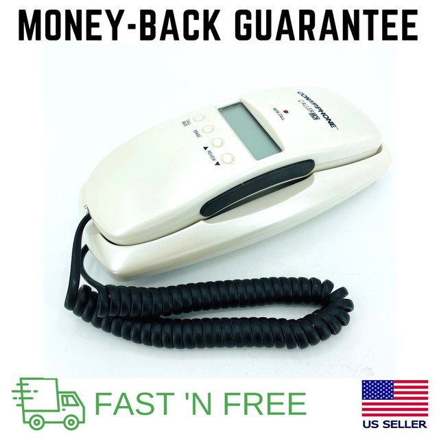 Conair Phone White Slim Design Telephone Fx3000 Caller ID Office Home ...