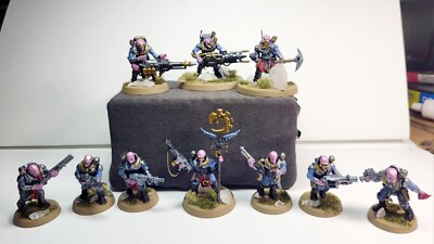 Warhammer 40k Lot Of 10 Neophyte Hybrids Painted | eBay
