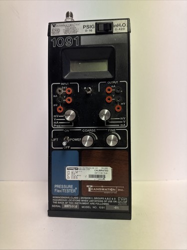 TRANSMATION 1091-01 Pressure FlexiTester Calibrator. | eBay
