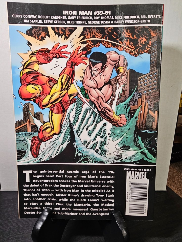 Essential Iron Man Vol.4 (2010, Marvel) - Jim Starlin - 1st Appearance ...