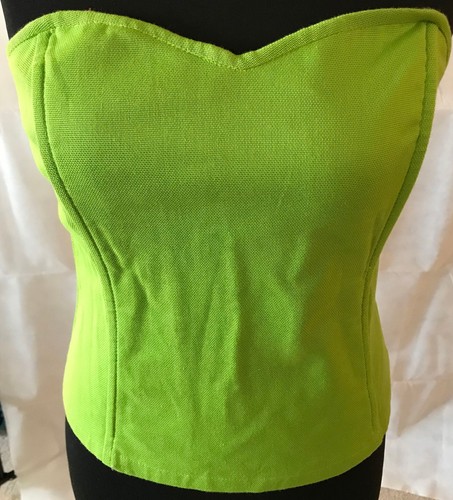 Sexy Corset Bustier Lace Corset Size M Cotton Mix Neon Green | eBay