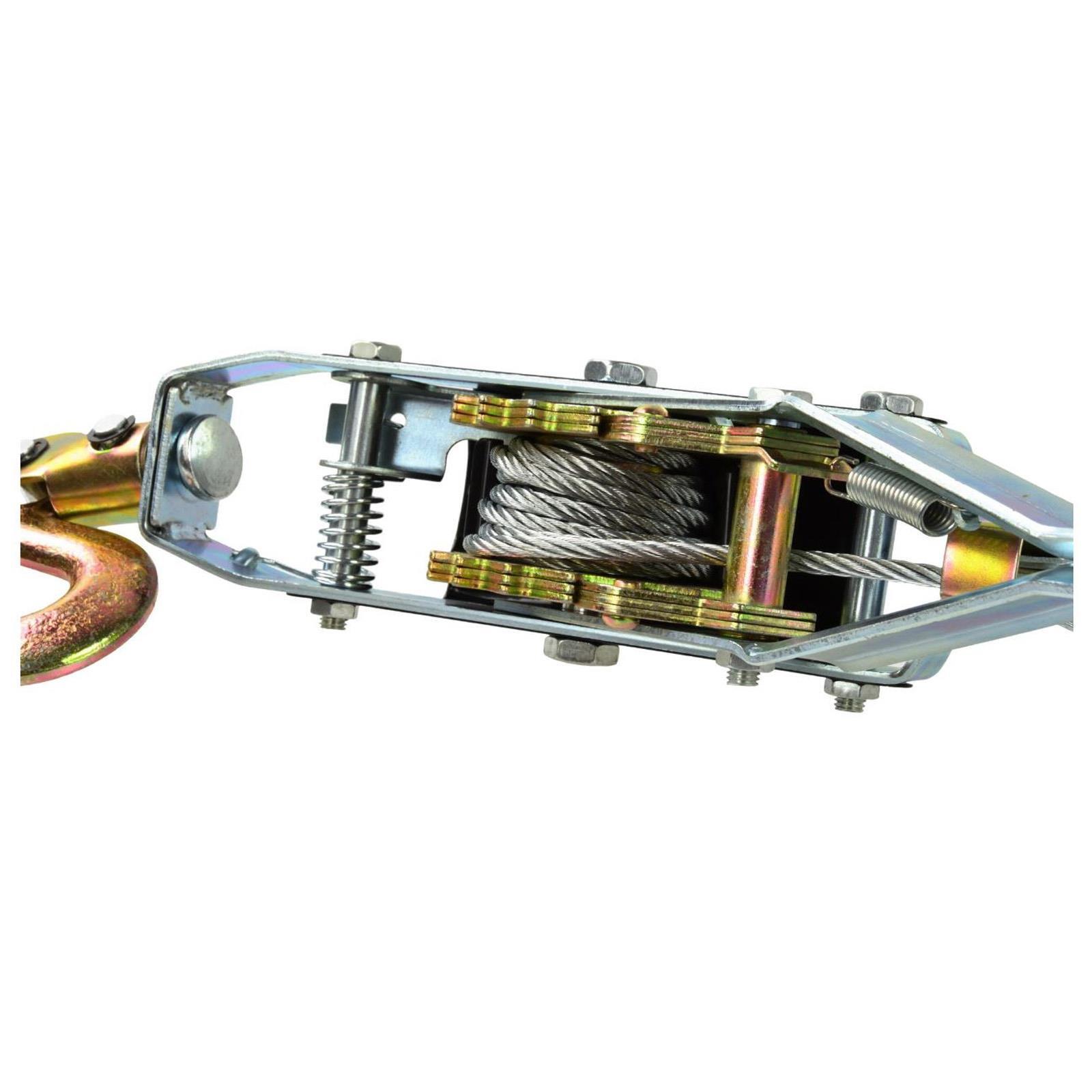 Ratschenzug Seilzug mit Ratsche 4T Zug Flaschenzug Handseilwinde ...