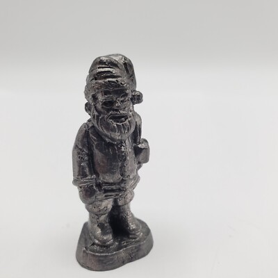 Vintage Handcrafted Pewter Santa Claus Made in USA Michael Ricker 86 ...