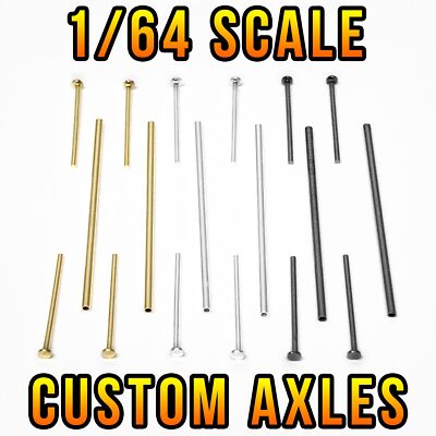 1/64 Scale Custom Adjustable AXLES for Hot ..... Real Riders Wheels ...