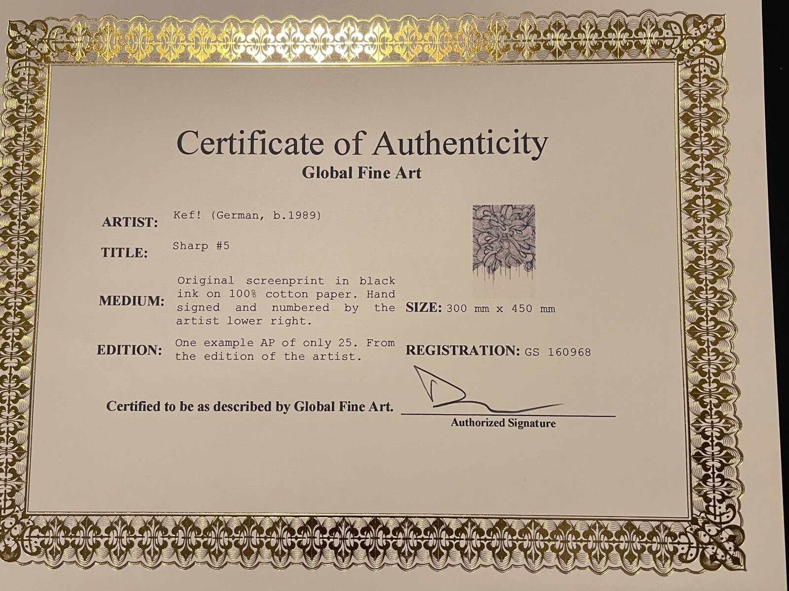 KEF! Simon Rohlen Sharp #5 Limited Edition Artist Proof Screenprint | eBay