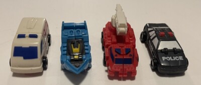 1989 Transformers Micromasters Rescue Patrol Fixit, Stakeout, Red Hot ...