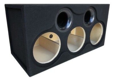Custom Ported Sub Box Enclosure for 3 10" Alpine Type R SWR-10D2/D4 ...