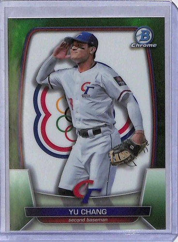 2023 Bowman Chrome Yu Chang WBC Flag Green /99 | eBay