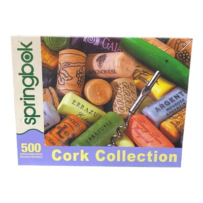 2010 Springbok 500 Piece Cork Collection Jigsaw Puzzle *New Sealed | eBay