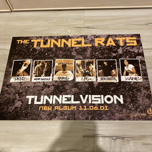 Tunnel Rats Tunnel Vision Speak Life 11x17 Poster Christian Hip Hop ...