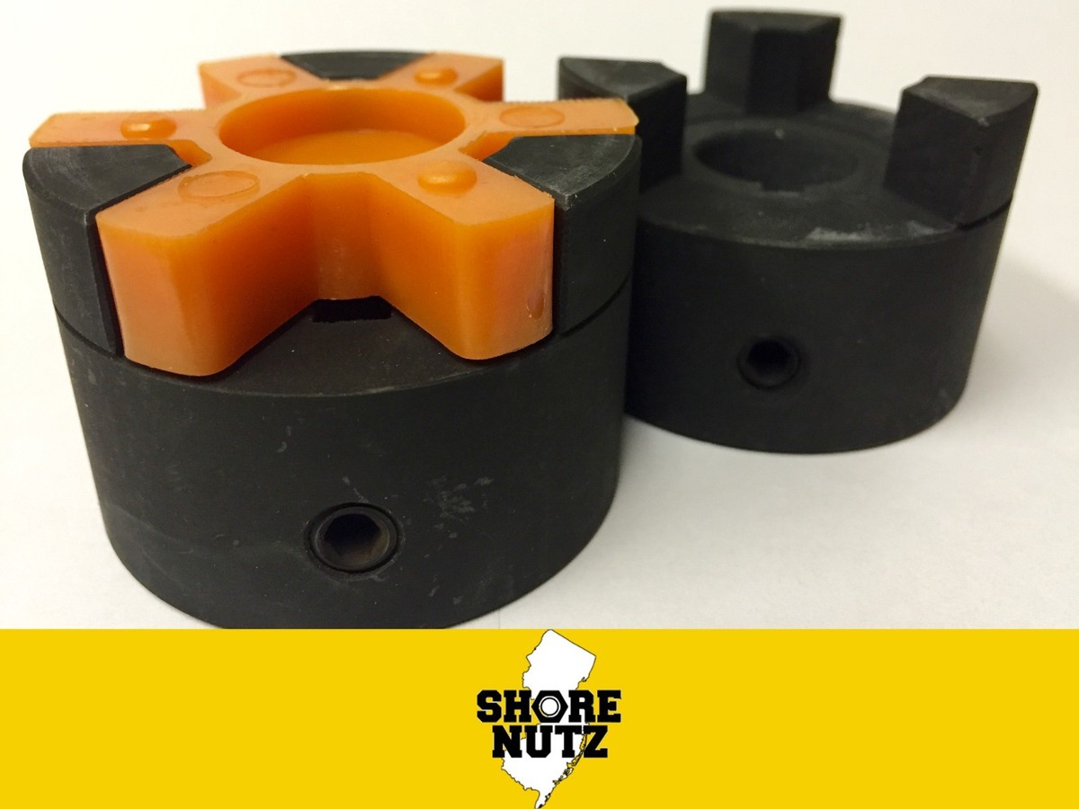 LMD / MLZ Spider Rubber Flexible Jaw Coupling Single Flange Plum ...