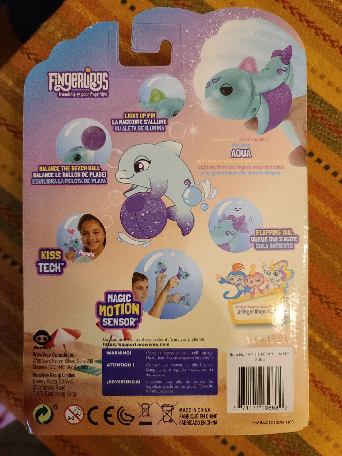 Fingerlings - Baby Dolphin - AQUA - Interactive - New | eBay