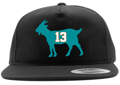 Miami Dolphins Dan Marino Goat Snapback Hat | eBay