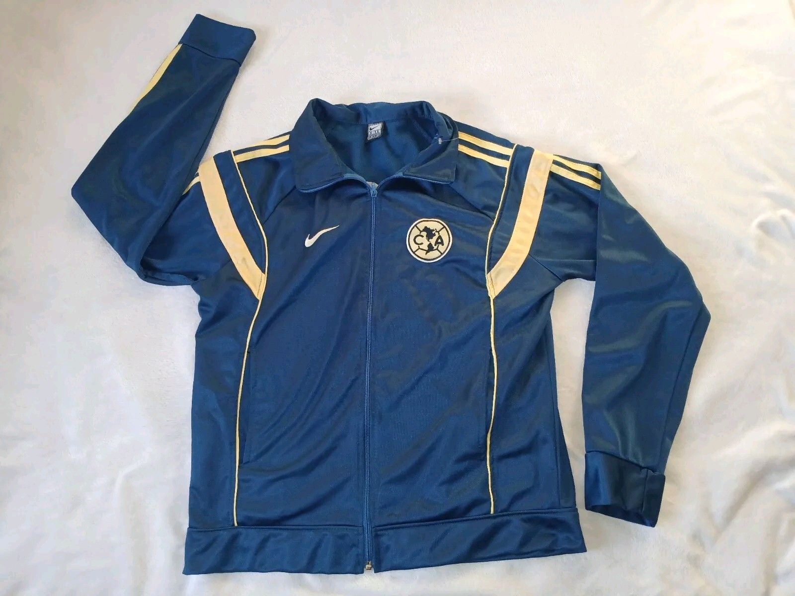 Nike Club America Tracksuit Jacket Blue Mens Size L - Gem