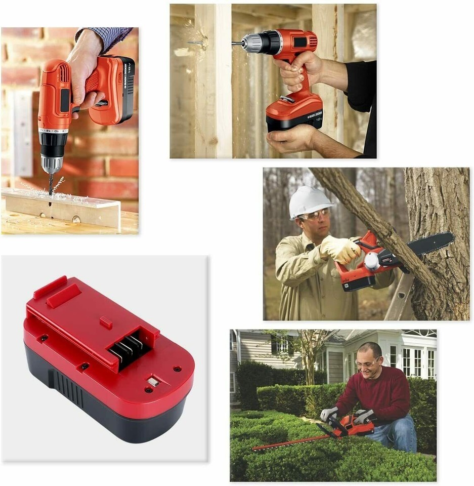 4PACK 4.5Ah HPB18 Battery Replacement FOR Black AND Decker 18VOLT HPB18 ...