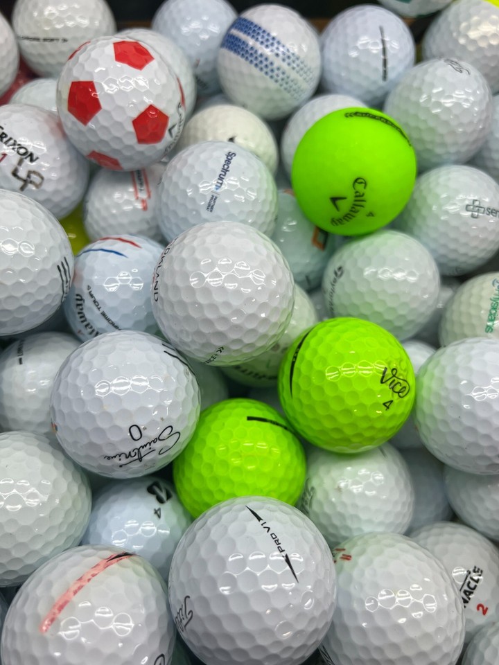 100 Assorted Golf Balls Pro V1, Titleist, Callaway, TopFlite, etc AAAA ...