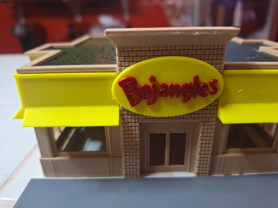 Ho Scale Bojangles Style Building Ho Train Building Built Ho Fastfood ...