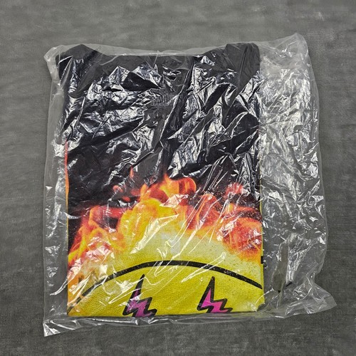 J. Balvin x Market Shirt Men S Small Black Electro Smiley Face ...