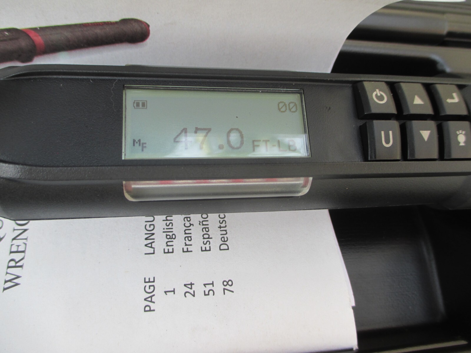 Snap-on ATECH3FR300B 1/2" Drive TechAngle® Electronic Torque Wrench 15 ...