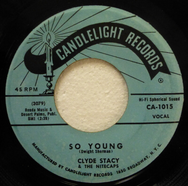 CLYDE STACY Hoy Hoy/So Young 45 CANDLELIGHT rockabilly Ct 2627 | eBay