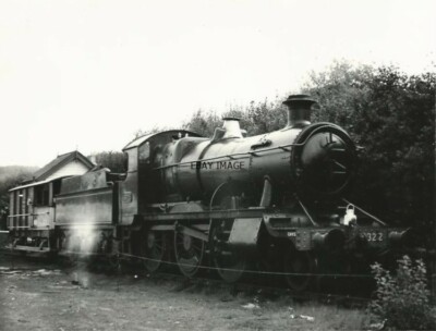 PHOTO GWR 43XX CLASS 2-6-0 NO 5322 EX- NO 8322 WITH 3500 GLL TENDER ...