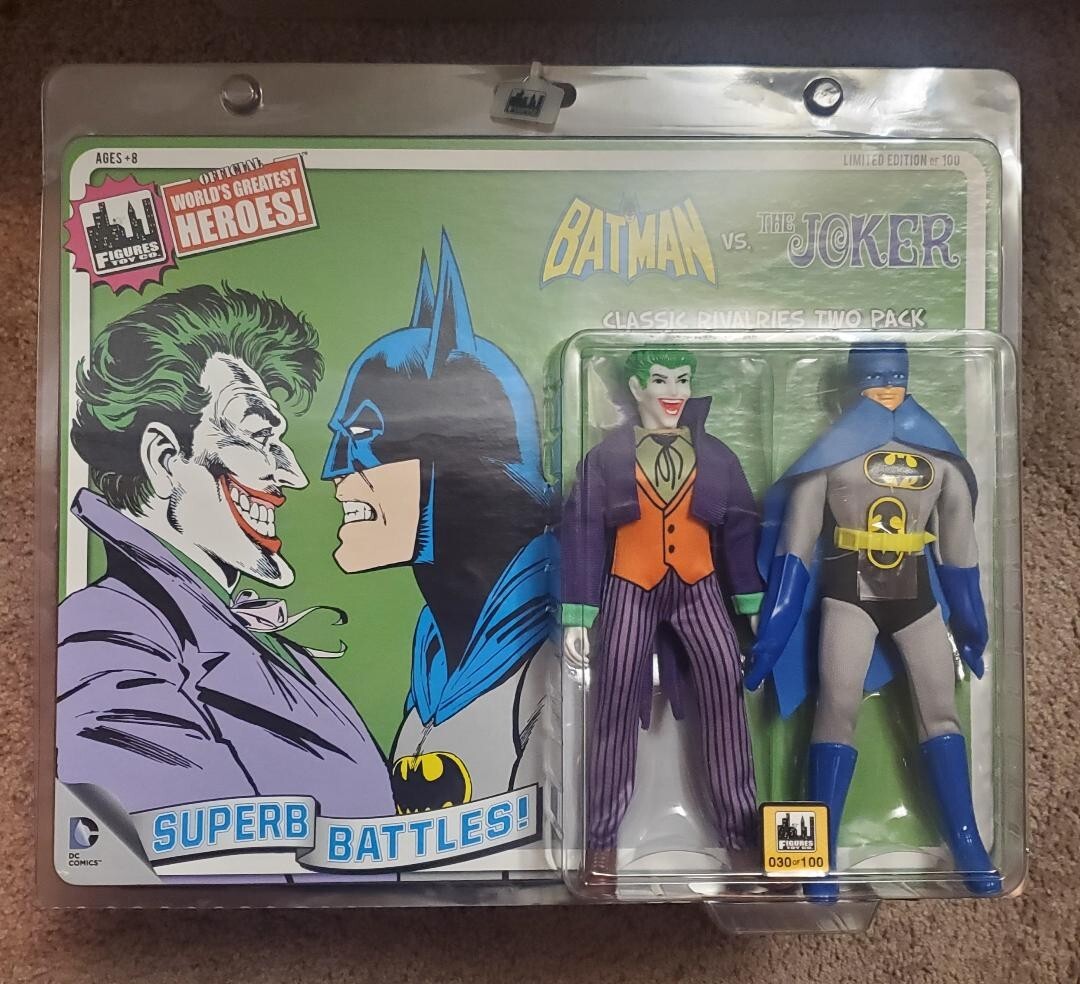 FTC DC MEGO-Like Retro 2-pack Batman v Joker 30/100 SOLD OUT Figures ...