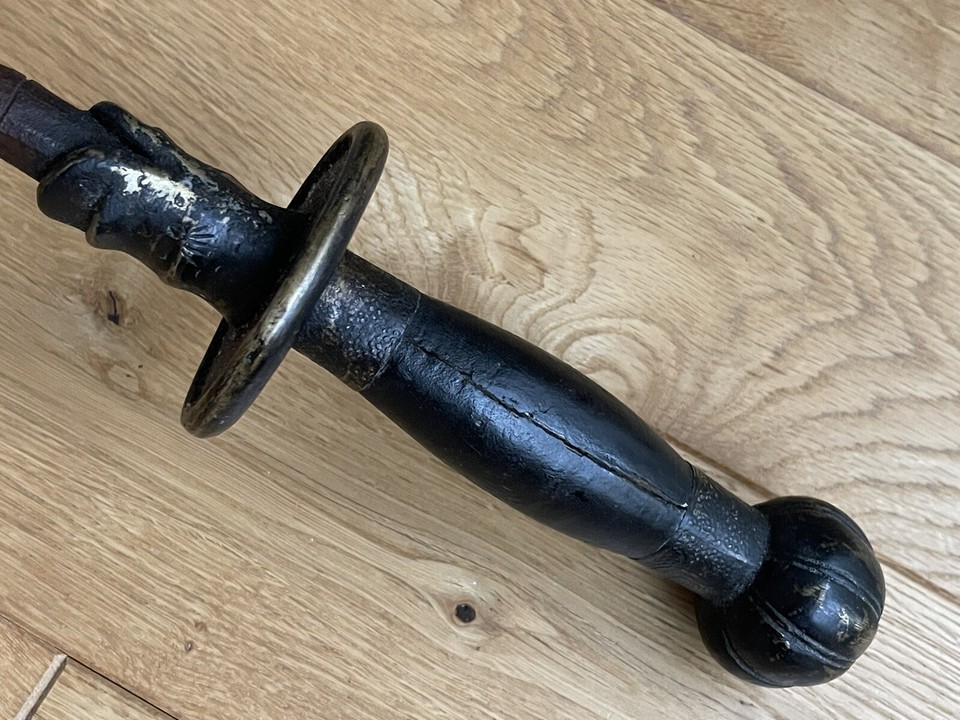 Antique Old Chinese Mace Weapon Sword Breaker | eBay
