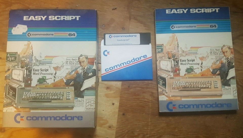 Vintage Commodore 64 EASY SCRIPT word processor Utility software NMIB ...