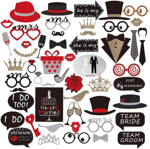 Décoration Fête Diy 23 Accessoires Photomaton DIY EasyULT - Pour ...