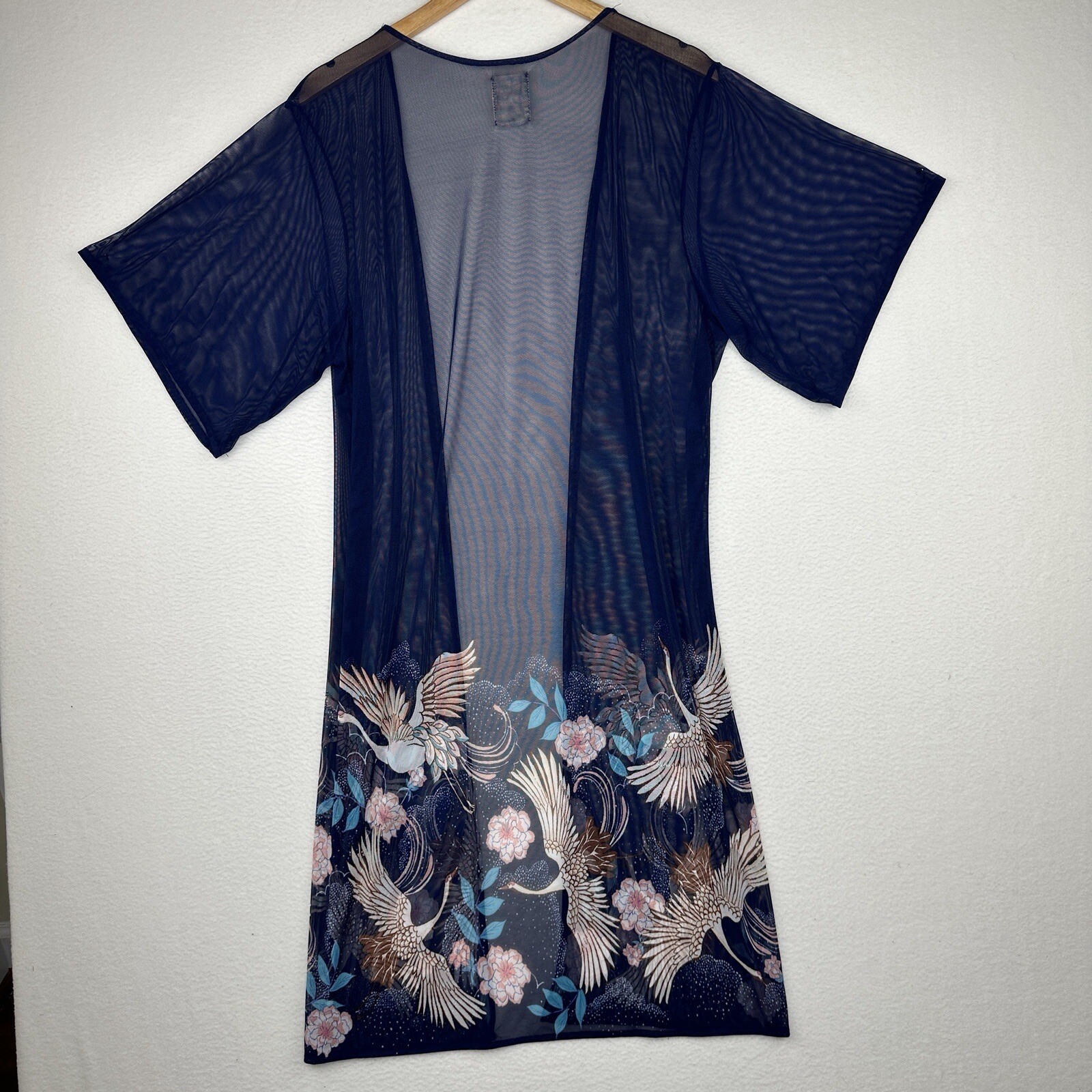 Haute Project Los Angeles Mesh Sheer Duster Kimono Ca… - Gem