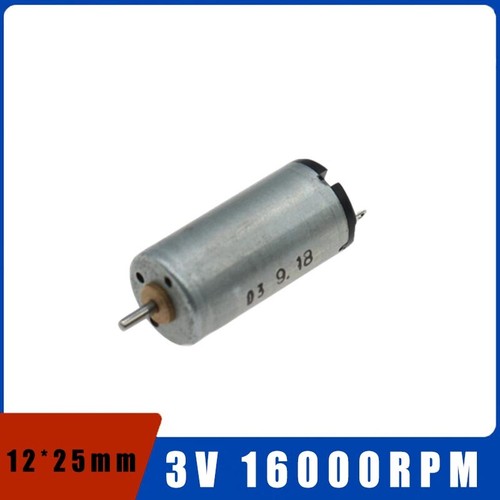 3V 16000RPM Miniature Small High-Speed Round DC Motor for RC Models Toy ...
