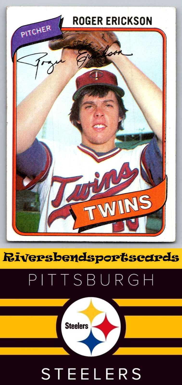 1980 Topps #256 Roger Erickson | eBay