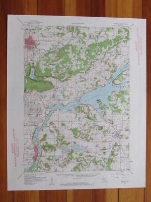 Baraboo Wisconsin 1961 Original Vintage USGS Topo Map | eBay