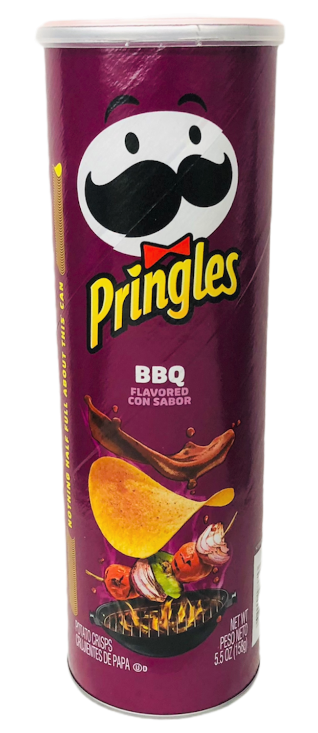 Pringles BBQ Potato Crisps 5.5 oz Barbecue | eBay
