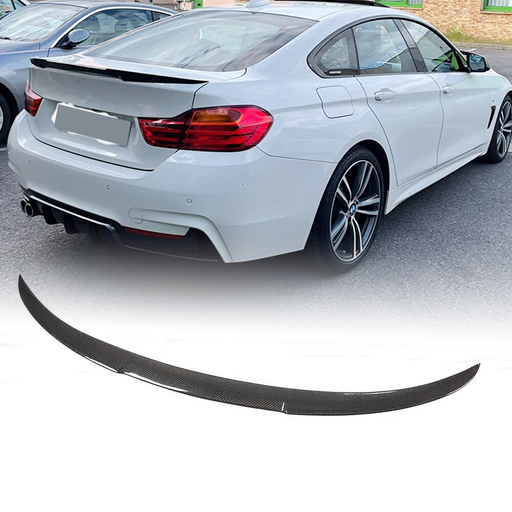 For BMW 4 Series F36 Gran Coupe 2013-19 Carbon Fiber Rear Trunk Spoiler ...