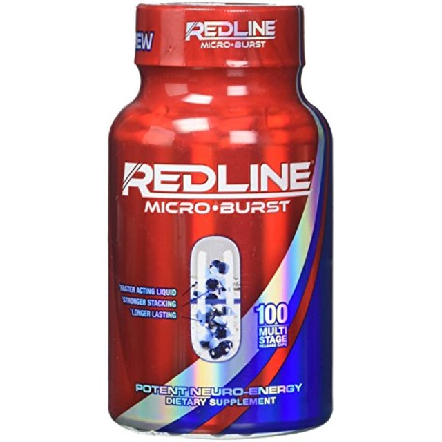 VPX Redline Microburst Thermogenic Fat Burner Capsules, 100 Count for ...