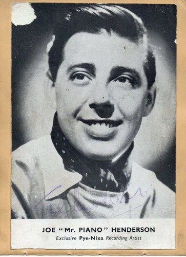 JOE "MR PIANO" HENDERSON - Signed 6x4 Photograph - MUSIC - PIANIST | eBay