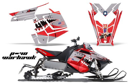 Sled Graphics Decal For Polaris PRO-R, RMK, Rush,Switchback,Assault 11 ...