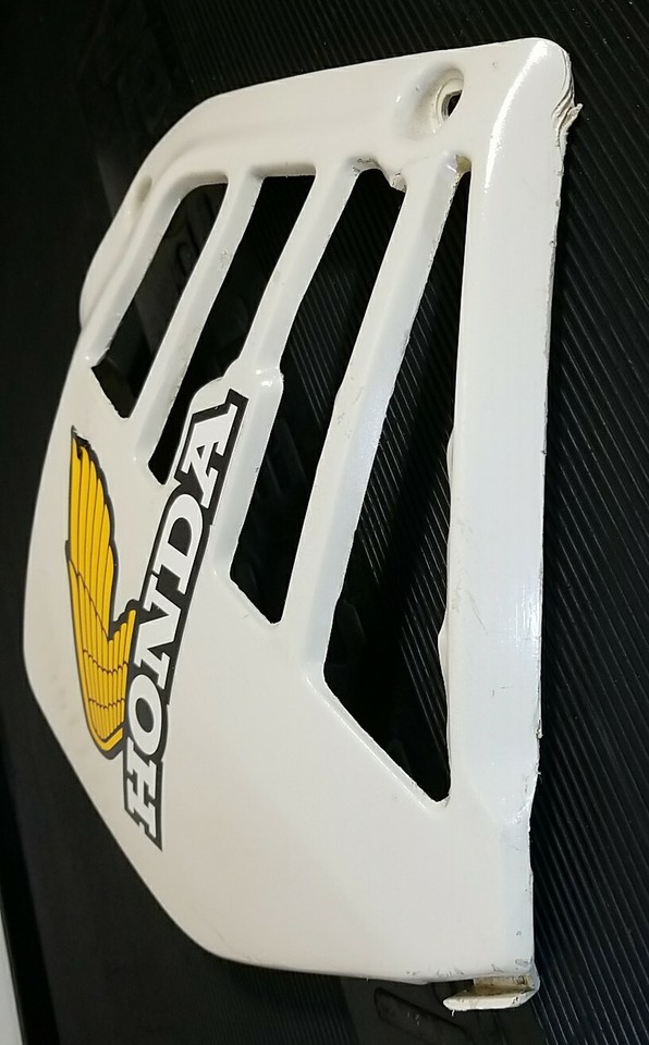 1981 honda cr250 oem radiator shroud panel plastic set 81 Cr 250 Guard ...