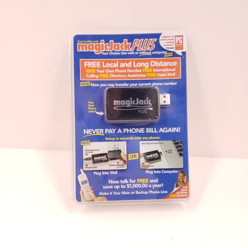 Magic Jack Plus Free Local Long Distance Calling Telephone Unit | eBay