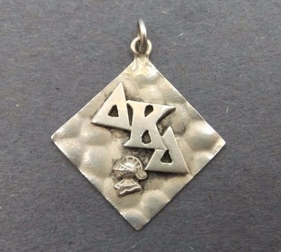 Vintage Sterling Silver Delta Kappa Delta Pendant Charm | eBay