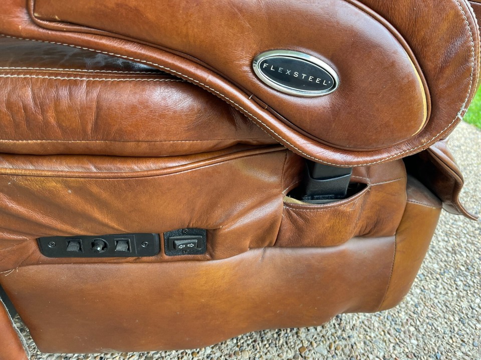 Flexsteel RV POWER Captain's brown Chairs Seats , used in good ...