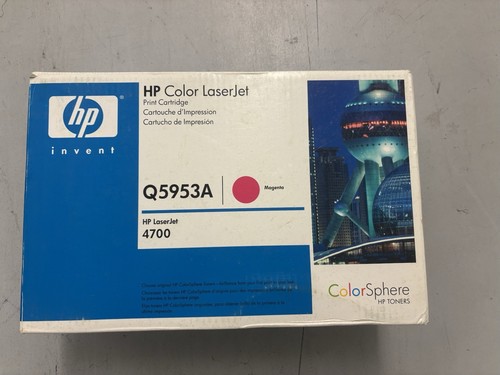Genuine NIB HP color Laser Jet Q5953A Magenta Toner for 4700 printer | eBay