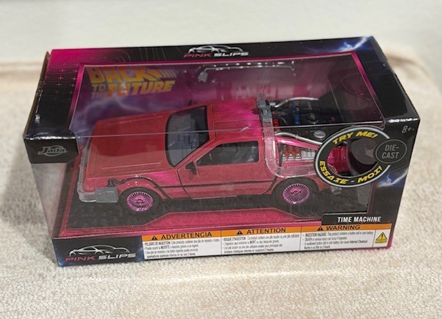 Jada Pink Slips 1:24 Scale Back to the Future Time Machine Light-Up | eBay