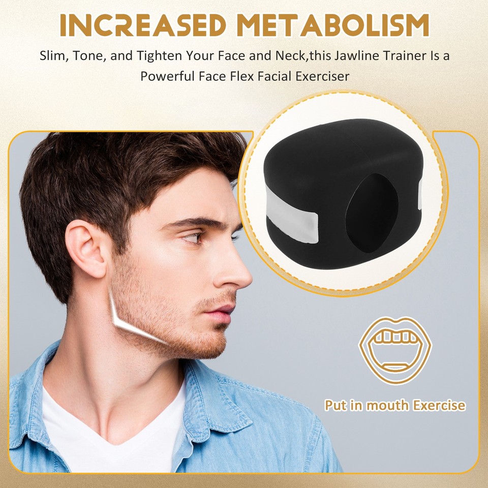 Fitness Face Masseter Men Go Mouth Jawline Jaw Muscle Exerciser ...