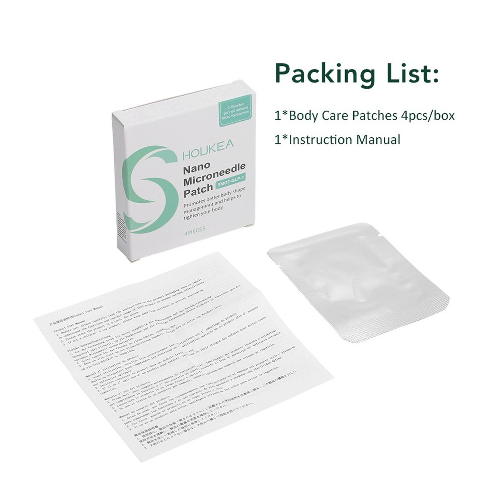 8pcs Nano-Microneedle Patch Firming Skin and Body Slimming Shaping Care ...