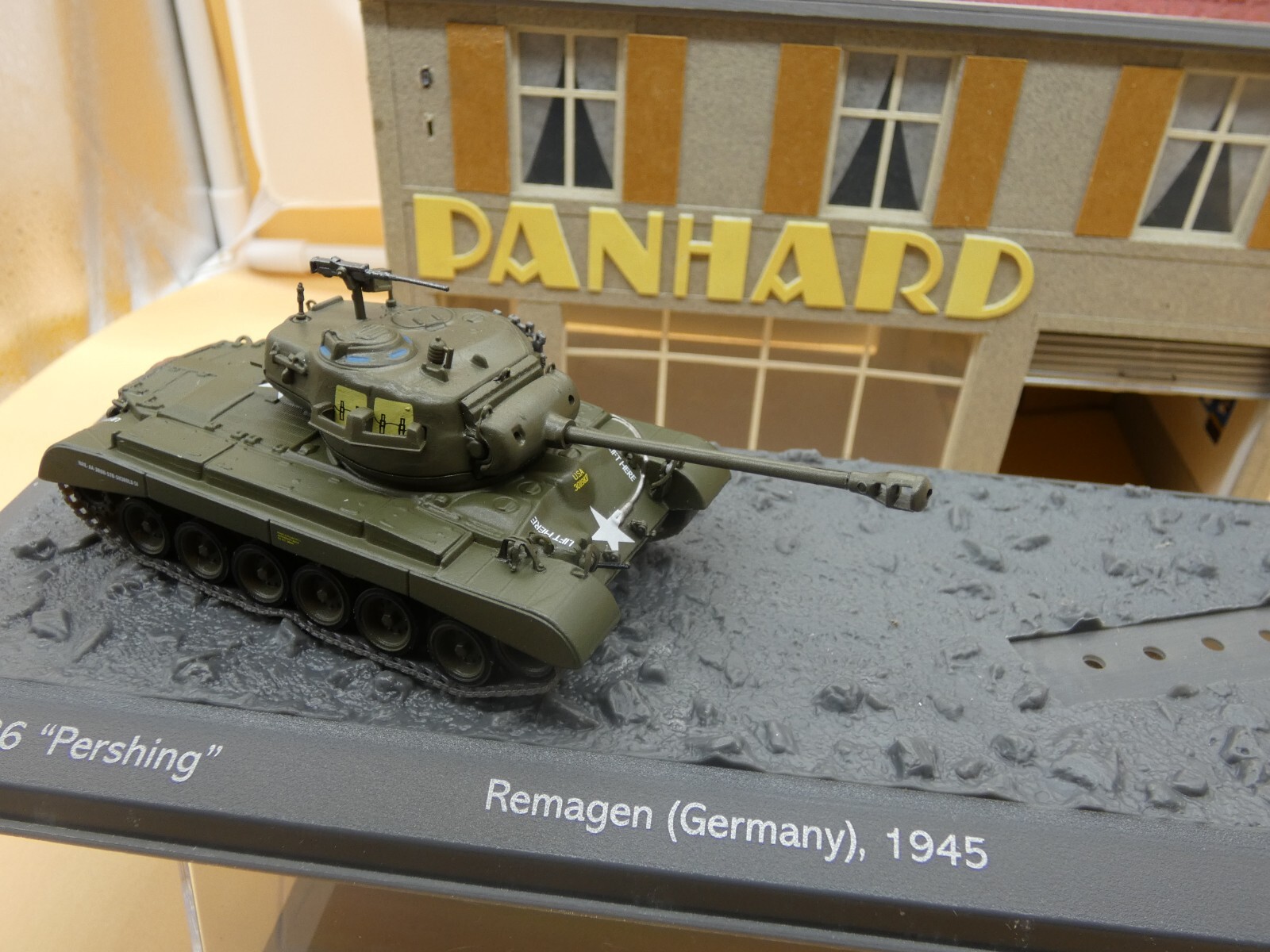 CHAR M26 PERSHING REMAGEN DIORAMA Militaire 1/72éme IXO Occasion en ...