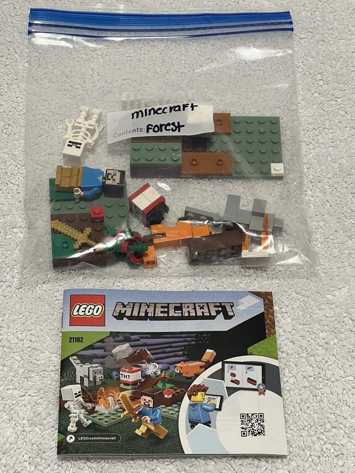 LEGO Minecraft: The Taiga Adventure (21162), No Box, Complete Set ...